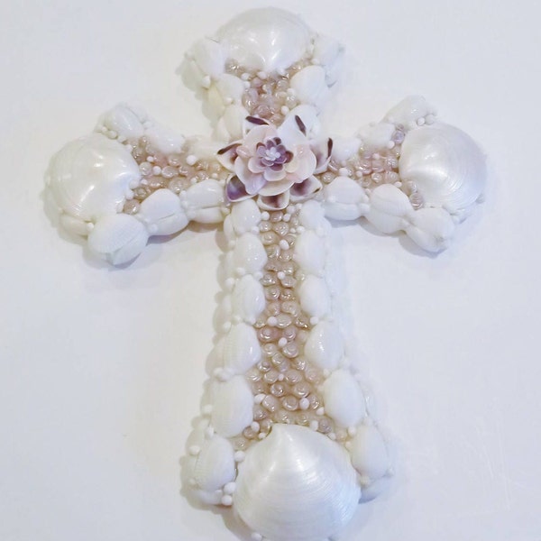 Seashell Cross - Etsy