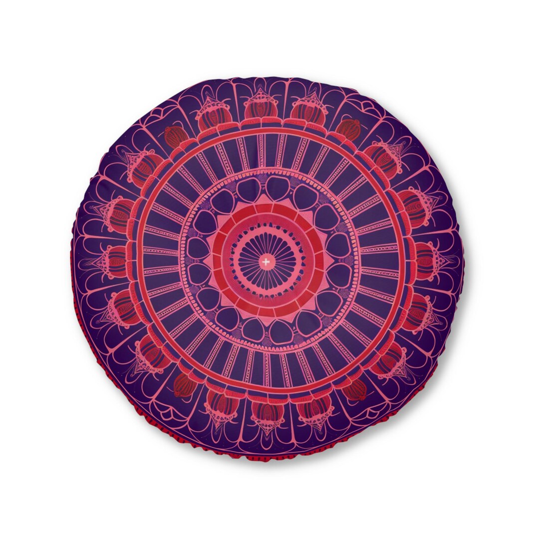 Designer Big Round Pillow for Floor, Sofa, Armchair or Bed | Home Decor ...