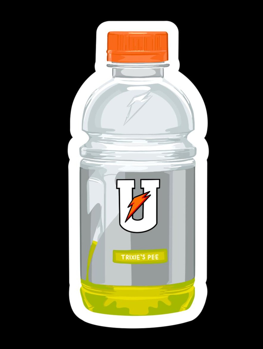 Trixie's Bottled Pee Sticker - Etsy