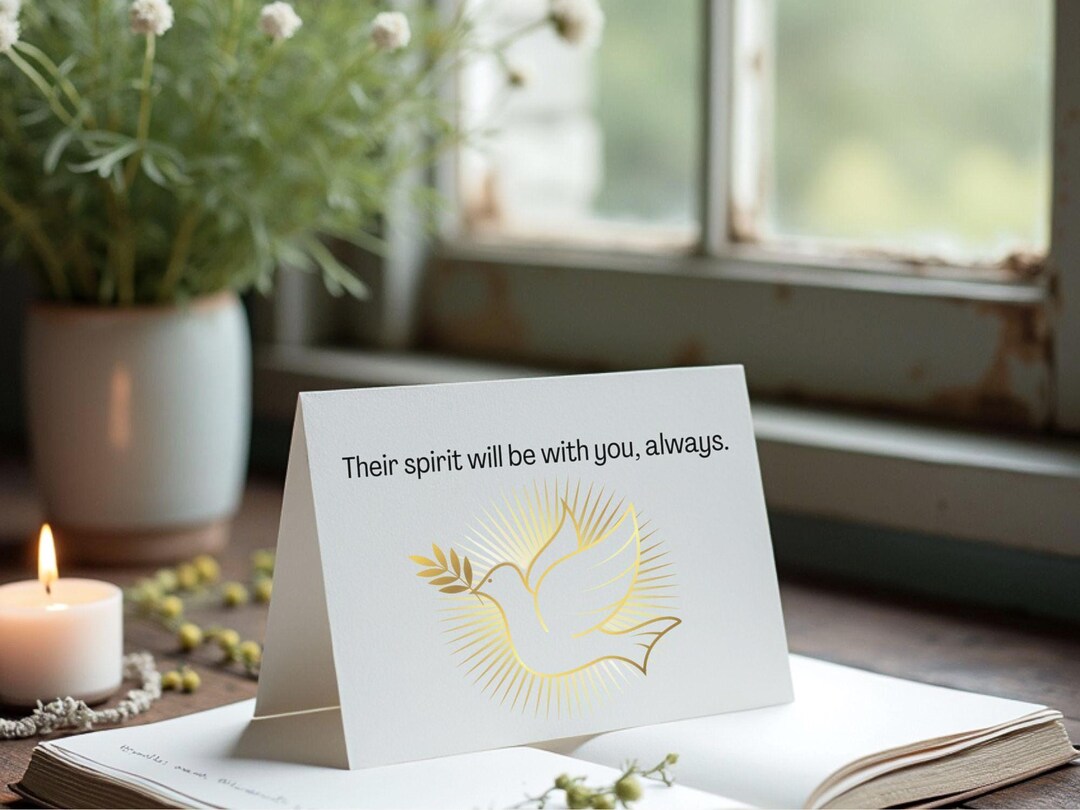 Sympathy Card: Their Spirit is Everywhere (digital Download, Printable ...