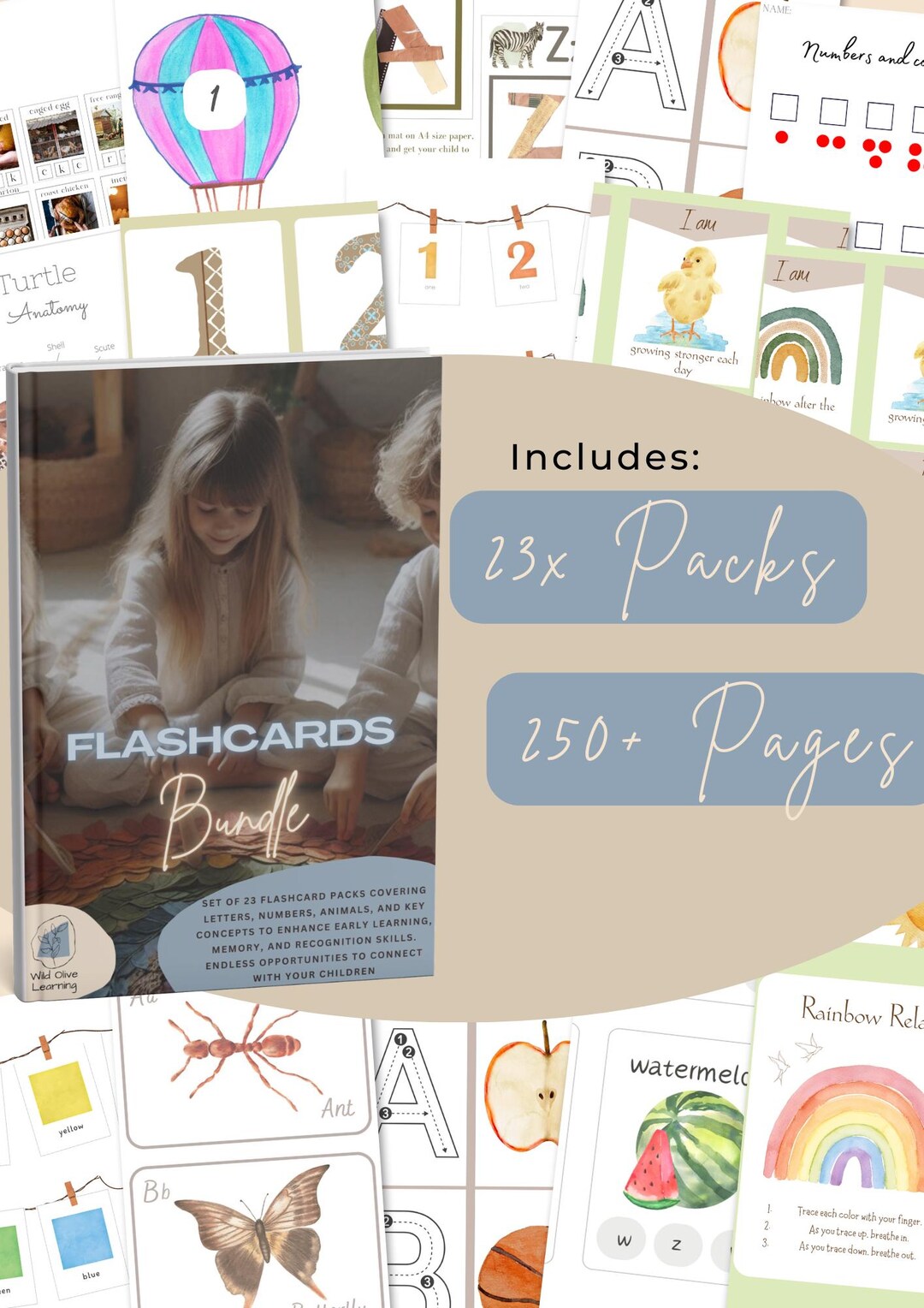 23-pack Flashcard Bundle | Homeschooling | 250+ Fun & Engaging Pages of ...