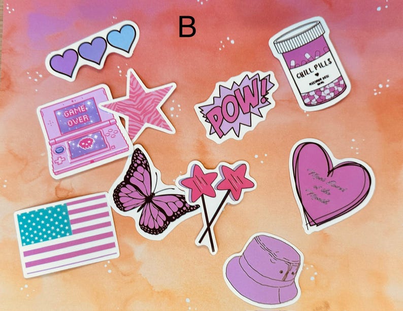 Preppy Stickers, Water Bottle Stickers, Laptop Stickers - Etsy