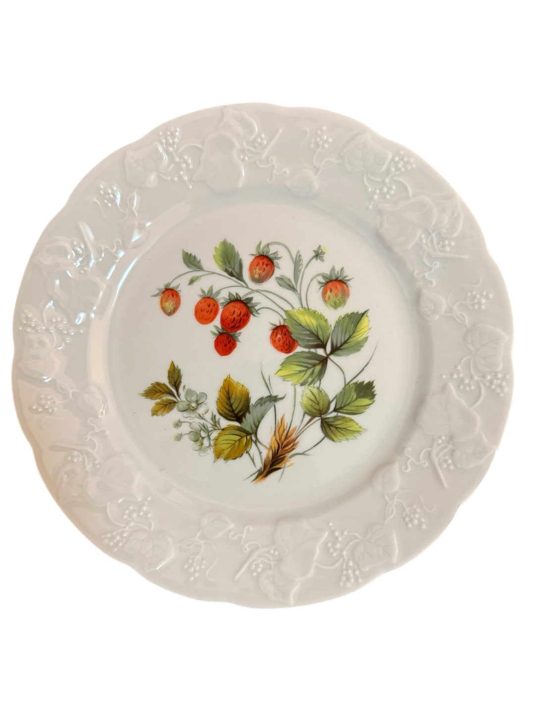 Vintage Dansk “strawberry” Porcelain Dessert Plate – French Country 8 ...