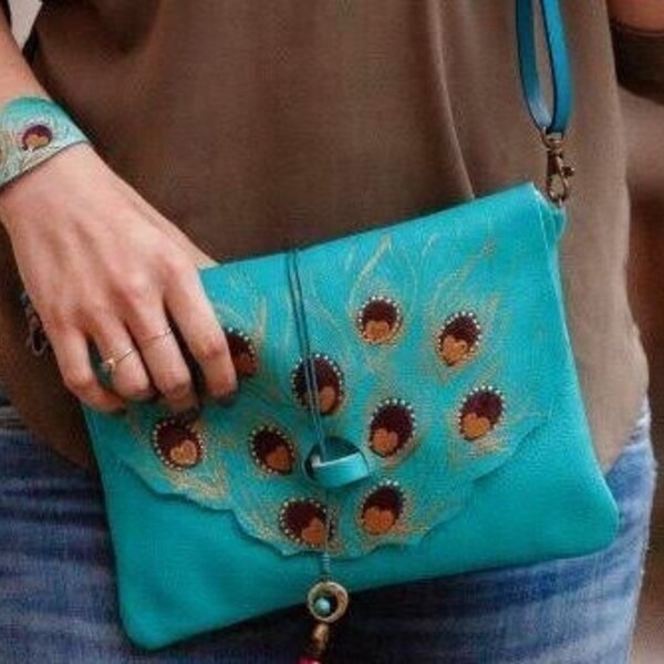 Turquoise Gift Bag - Etsy