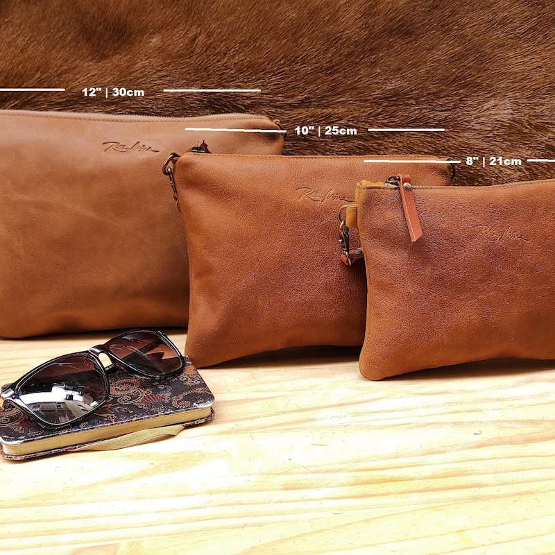 Medium Size Leather Bag - Etsy