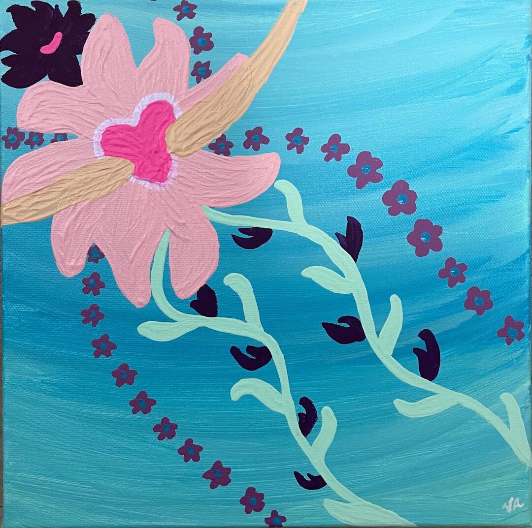 A Trellis to Your Heart, by Violet Alexandre – Original Abstract ...