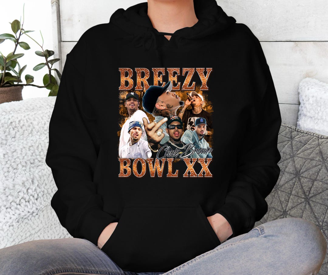 Chris Brown Breezy Bowl XX Hoodie - Unisex Concert Merch - Etsy