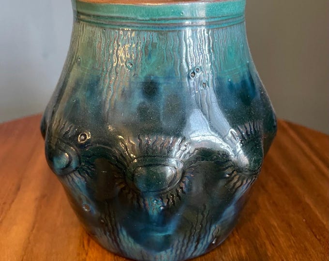 Huge 16” Tall Linthorpe Pottery Antique Vase in a Stunning Lustre Glaze ...
