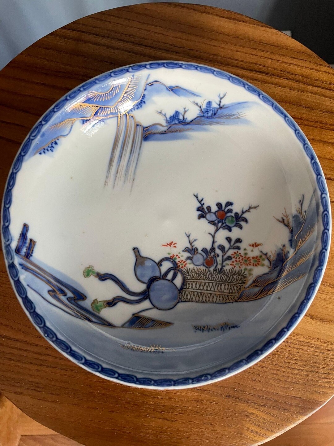 19th Century Japanese Nabeshima-style Imari Porcelain Circular Footed ...