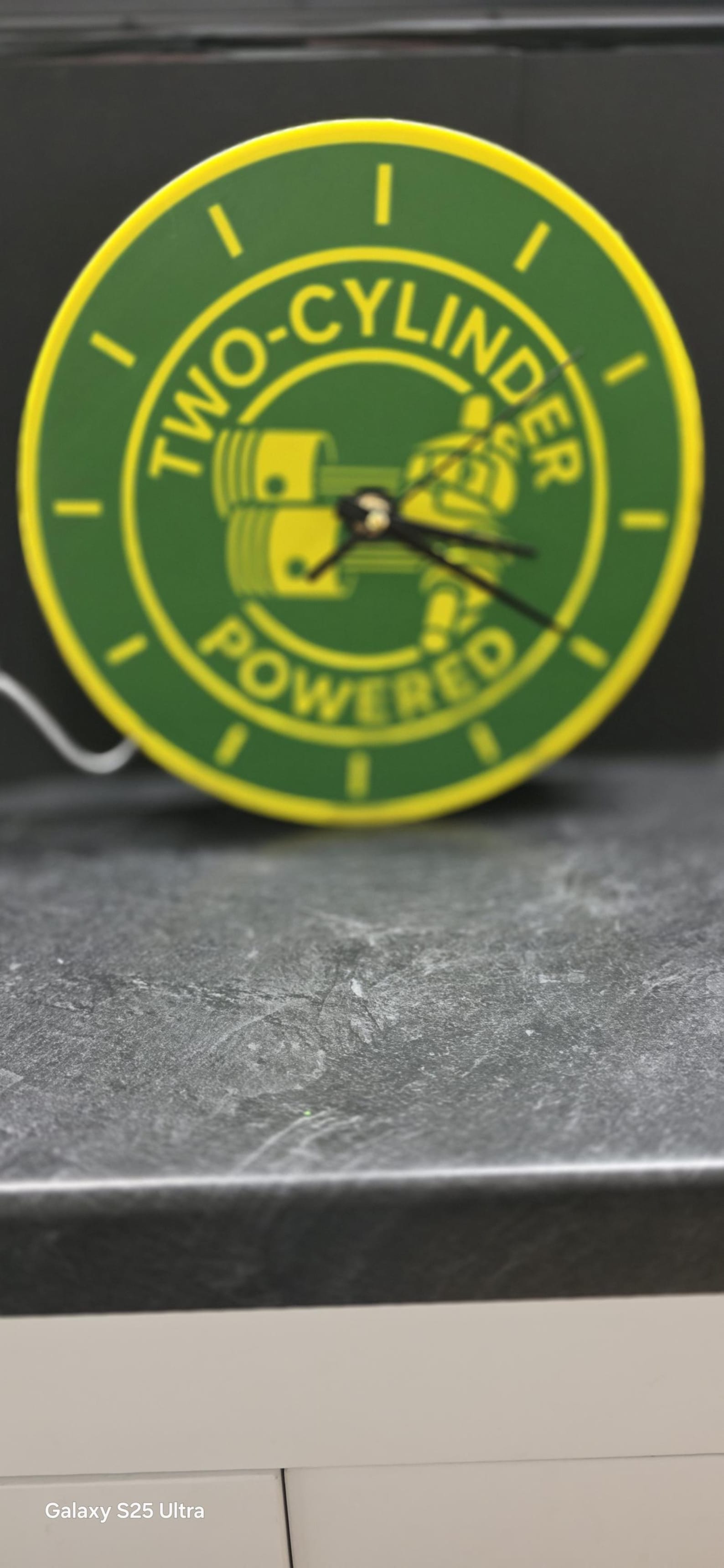 1900's Style Two- Cylinder Powered John Deere Light Box Clock !! - Etsy