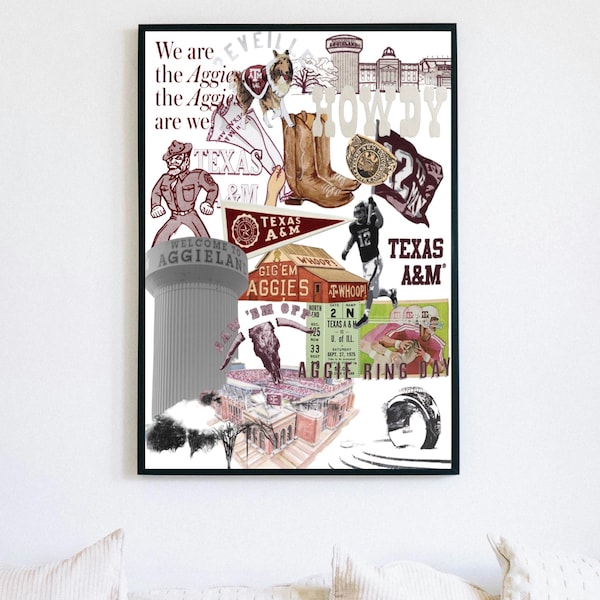 Texas A&m Prints - Etsy