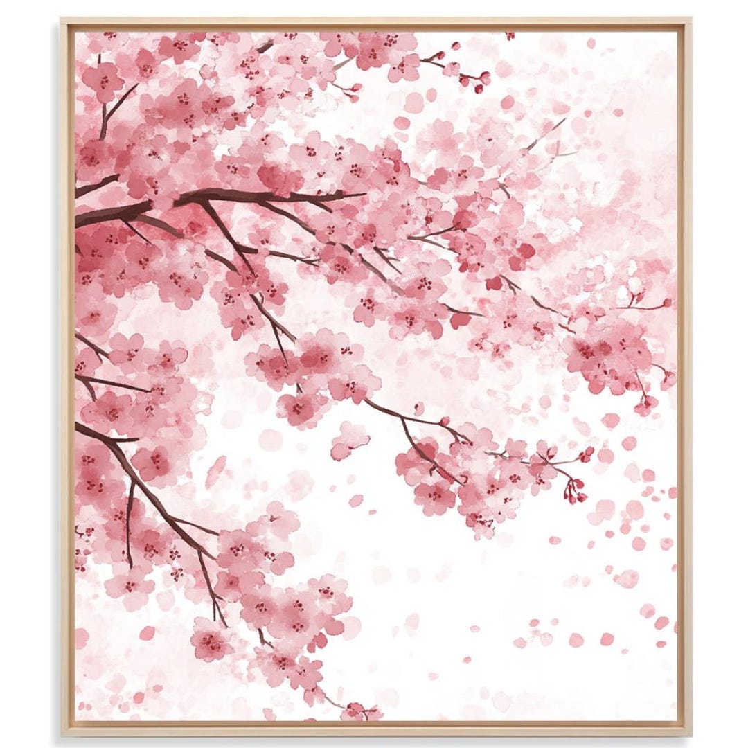 Japanese Cherry Trees Clipart, Watercolor, Cherry Tree Clipart ...