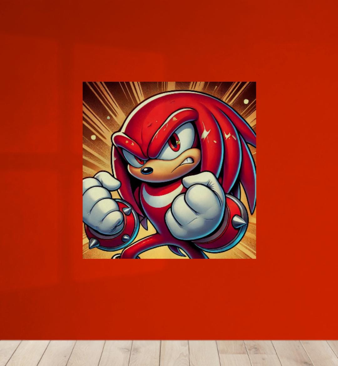 Knuckles From SONIC Printable - Etsy