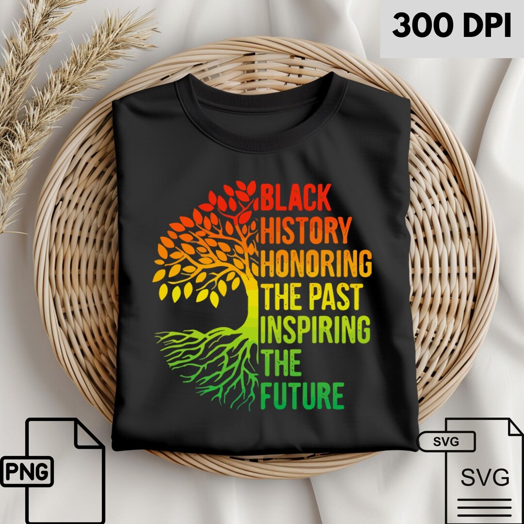 Black History Honoring the Past Inspiring the Future Png Svg, Black ...