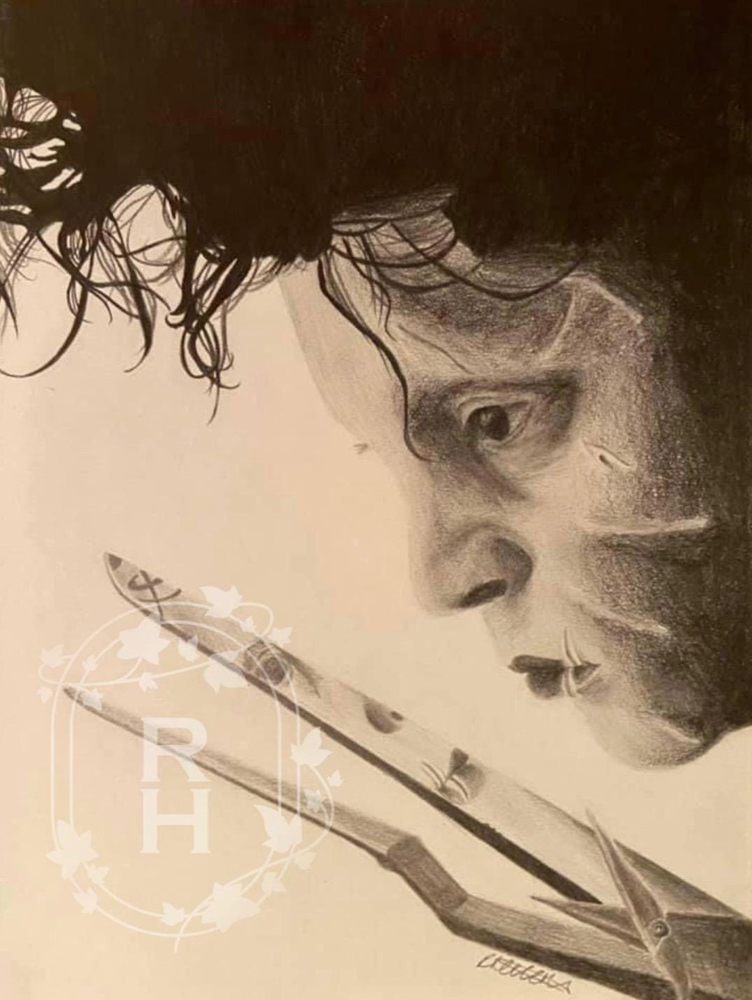 Edward Scissorhands Print - Etsy