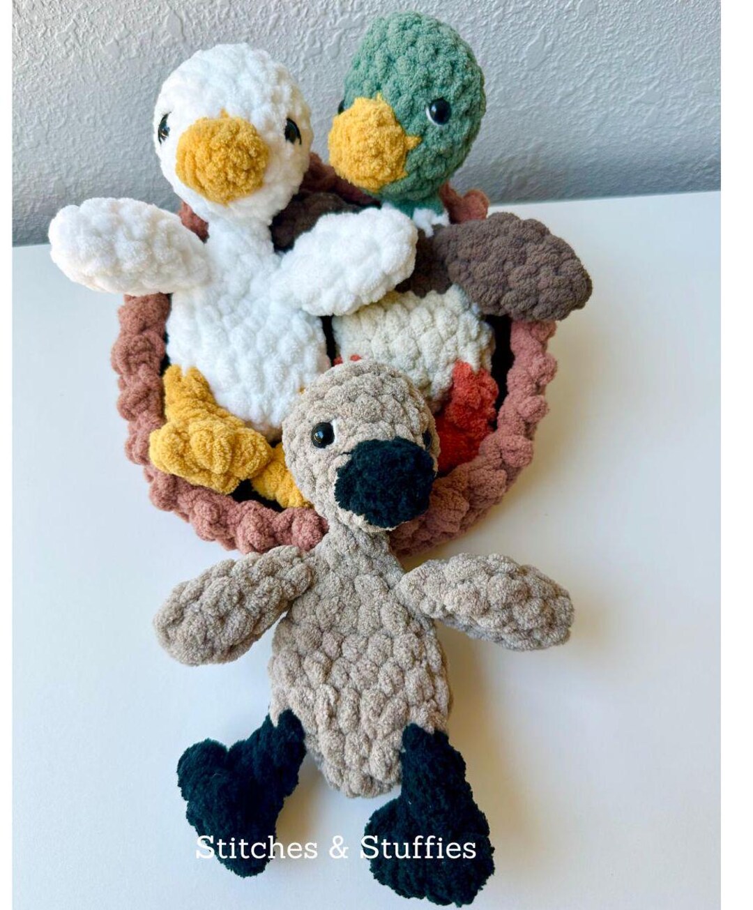Crochet Gosling Lovey: Handmade Duckling Snuggler - Etsy