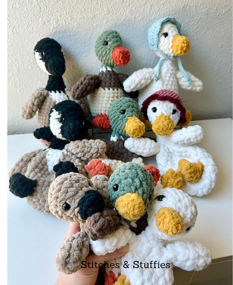Crochet Gosling Lovey: Handmade Duckling Snuggler - Etsy