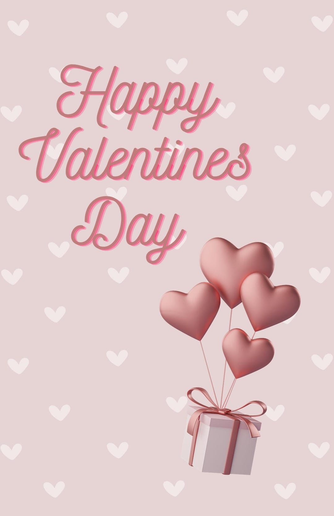 Sweet & Romantic Valentine’s Day Card Template - Etsy