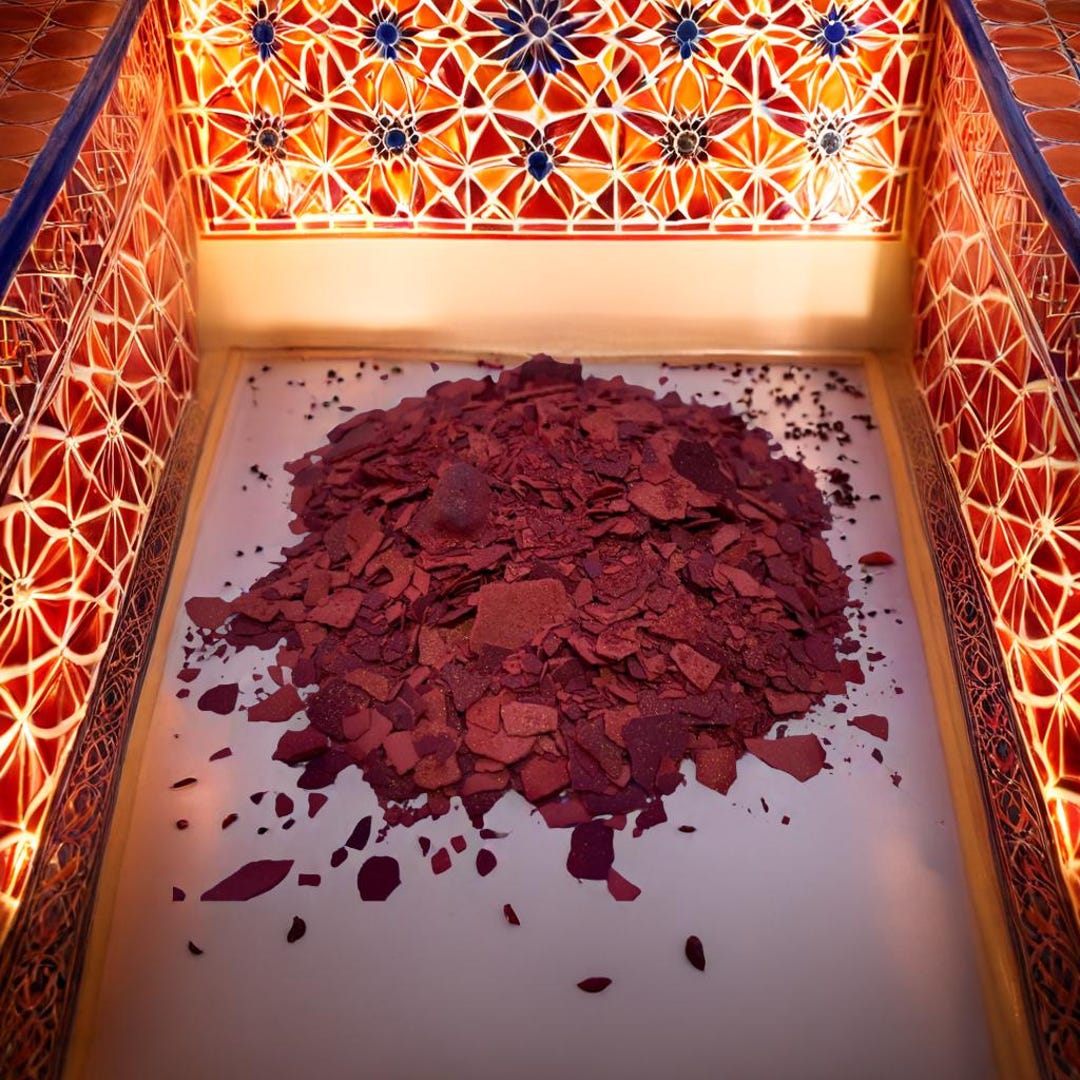 100% Pure Moroccan Aker Fassi Powder | Natural Lip and Cheek Tint ...