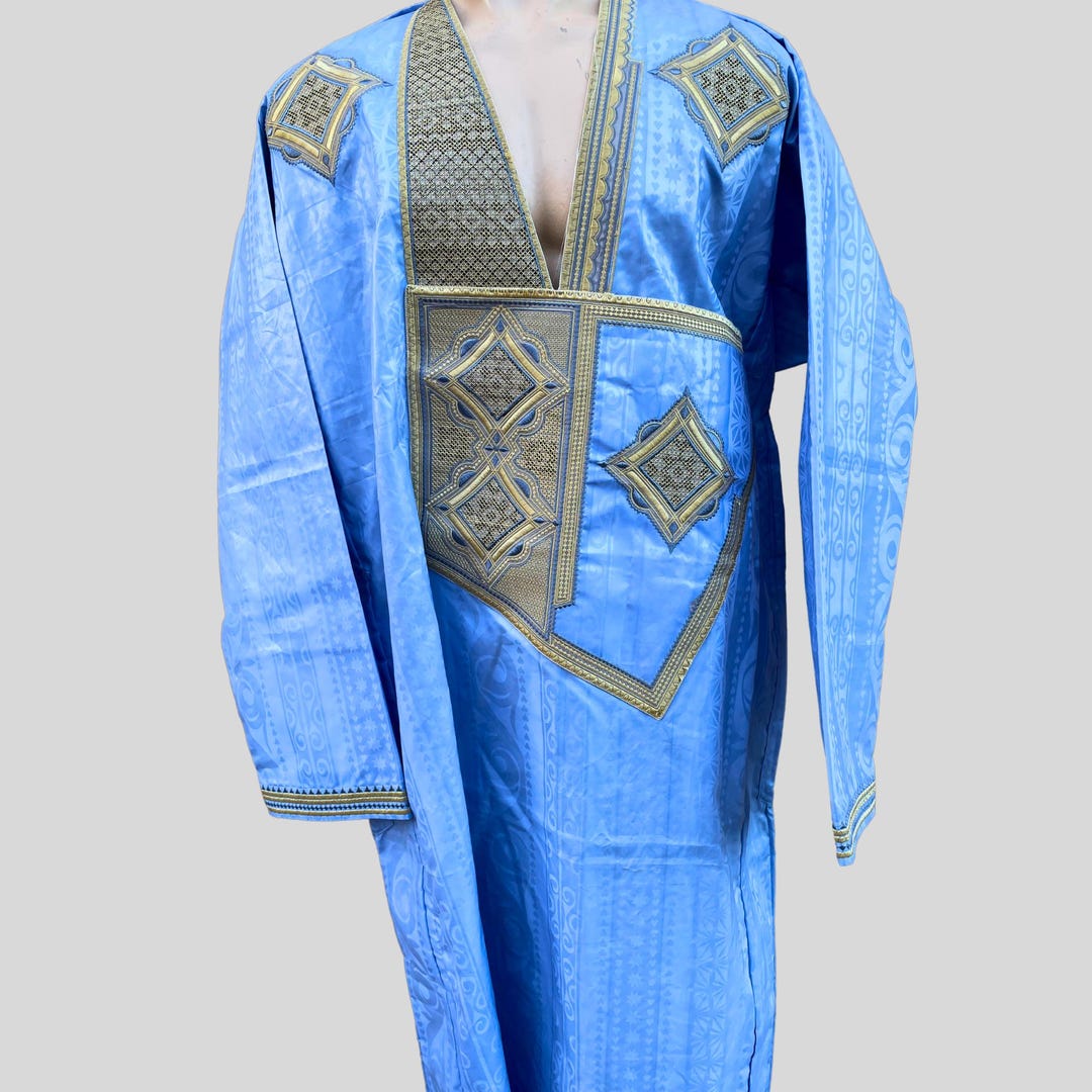 Authentic Moroccan Sahrawi Daraa Hand-embroidered Robe Free Moroccan ...