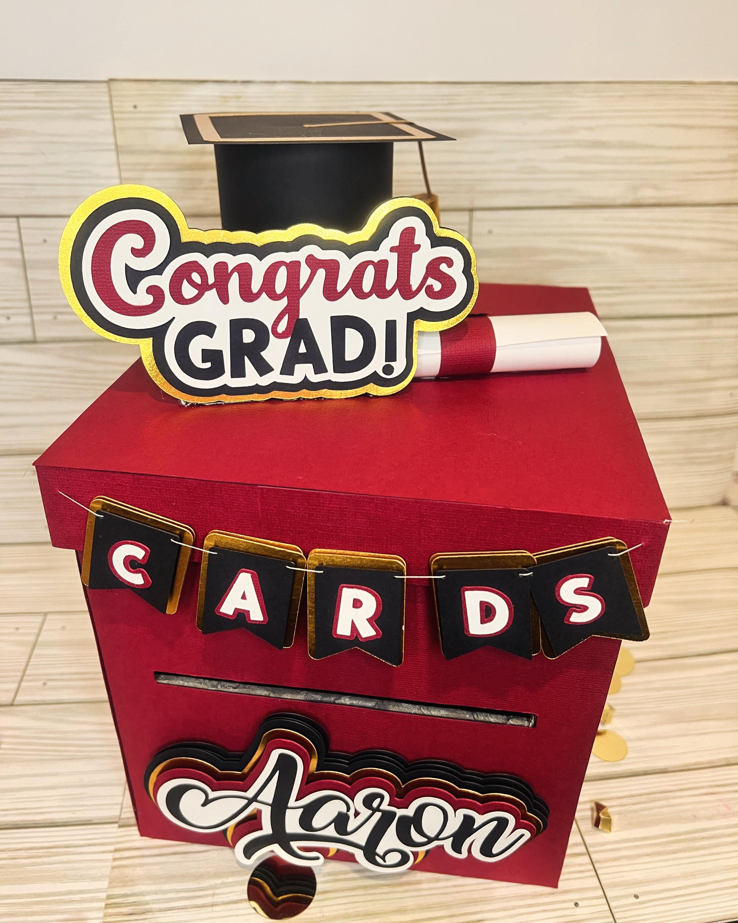 2025 Graduation Cards Box, Customized Envelopes Container, Graduation ...