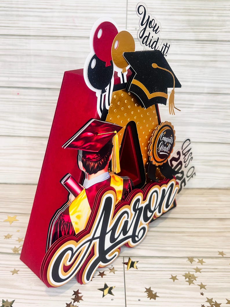Graduation 3D Letter, Customized Capital Letter and Centerpiece ...