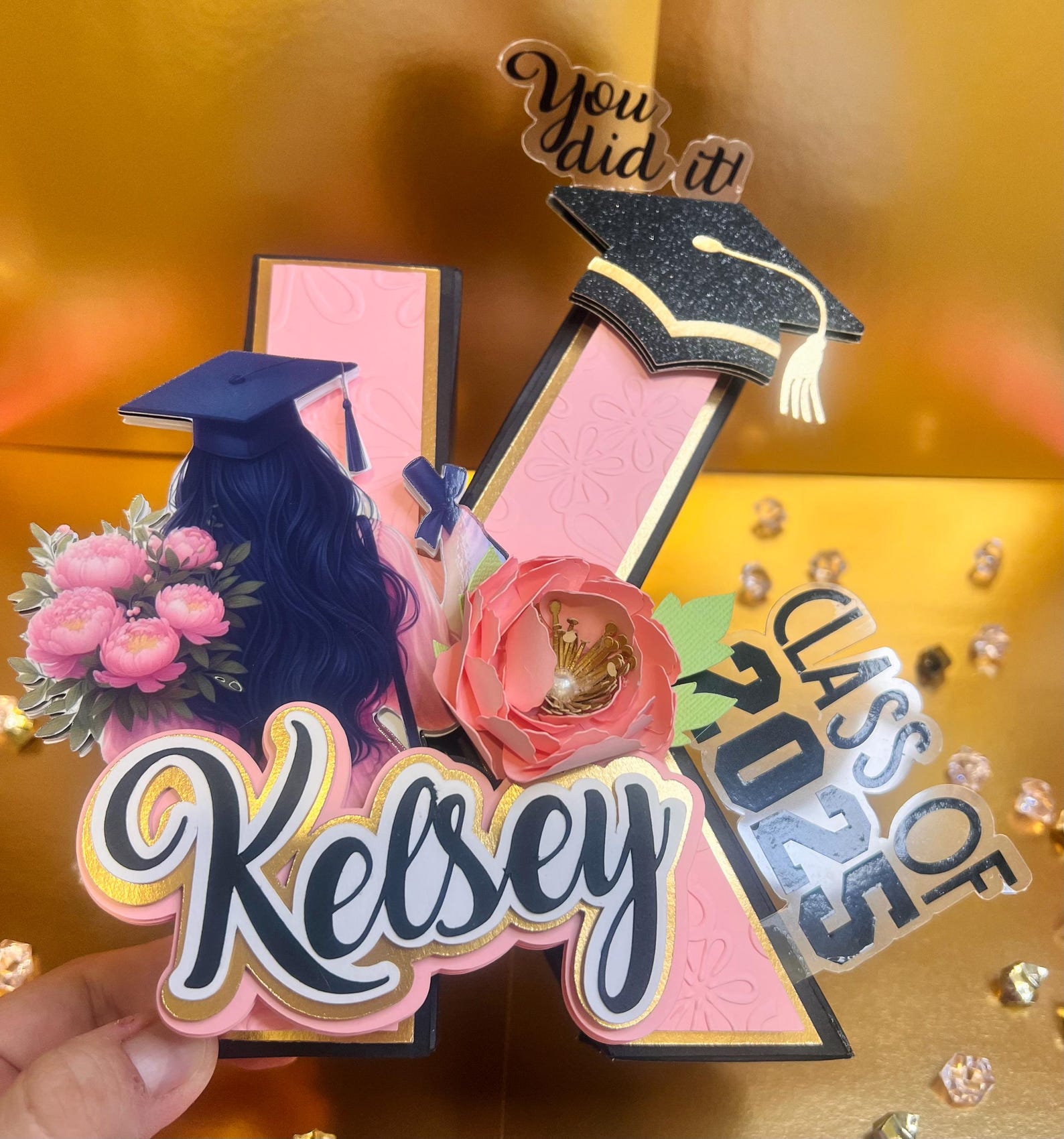 Graduation 3D Letter, Customized Capital Letter, Graduation Party ...