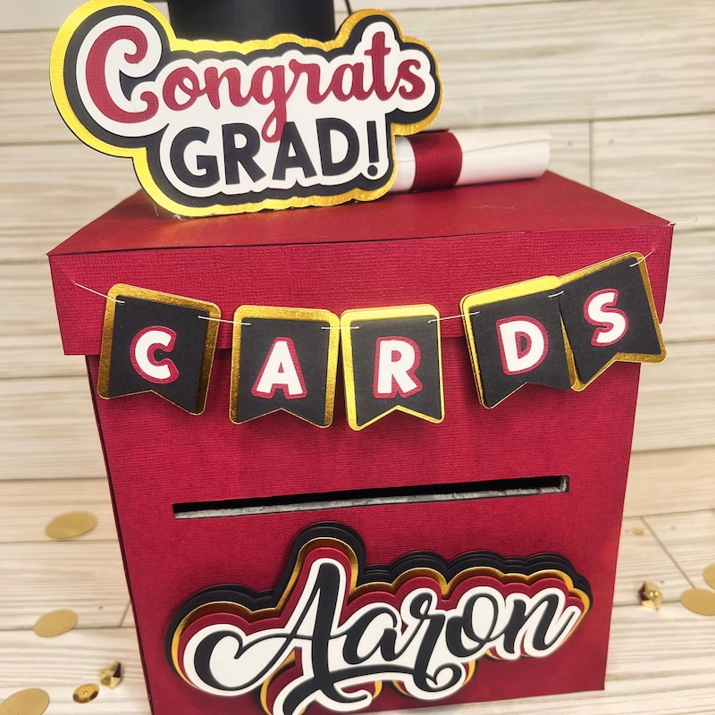 Graduation Card Box - Etsy