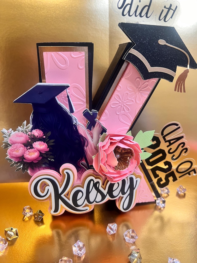 Graduation 3D Letter, Customized Capital Letter and Centerpiece ...