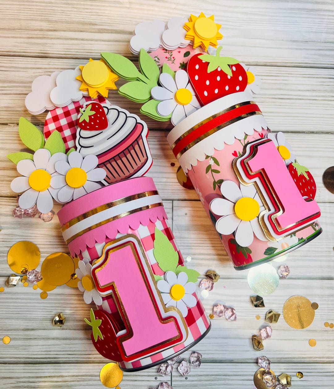 Berry First Birthday Custom Pringles Cans, Strawberry Theme Snack Chips ...