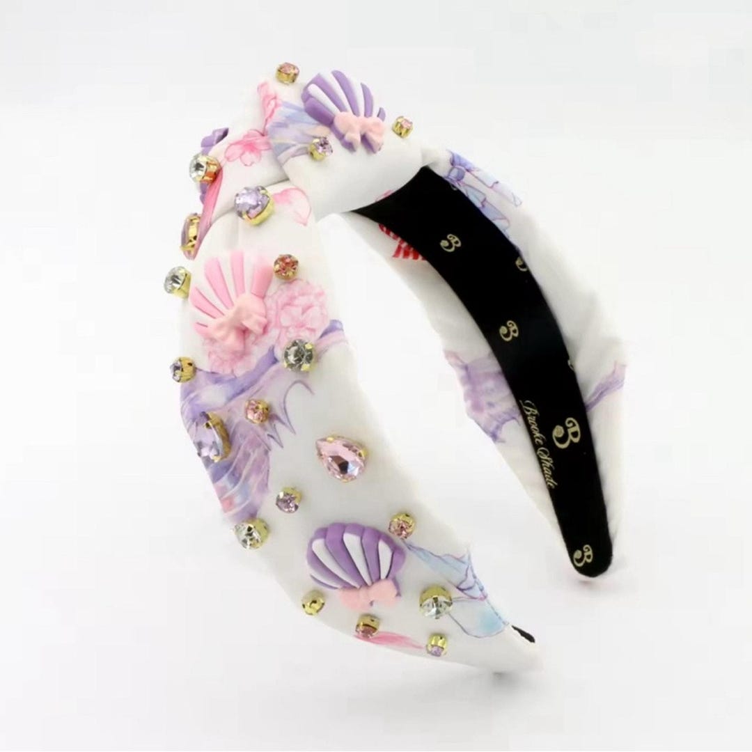 The Seashell Bow Crystal Brooke Shade Headband - Etsy