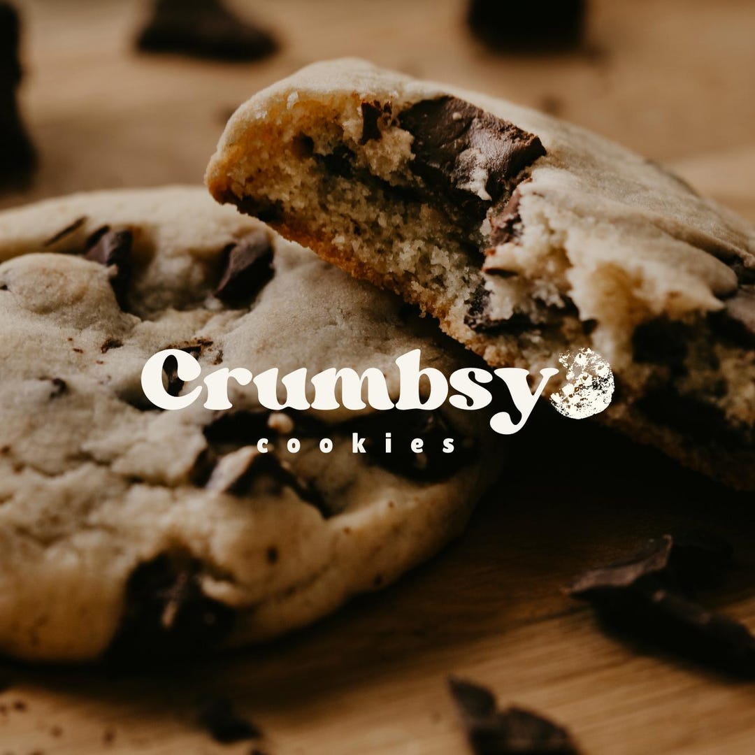 Cookie Logo, Bakery Logo, Logo With Cookie, Cafe Logo, Premade Logo ...