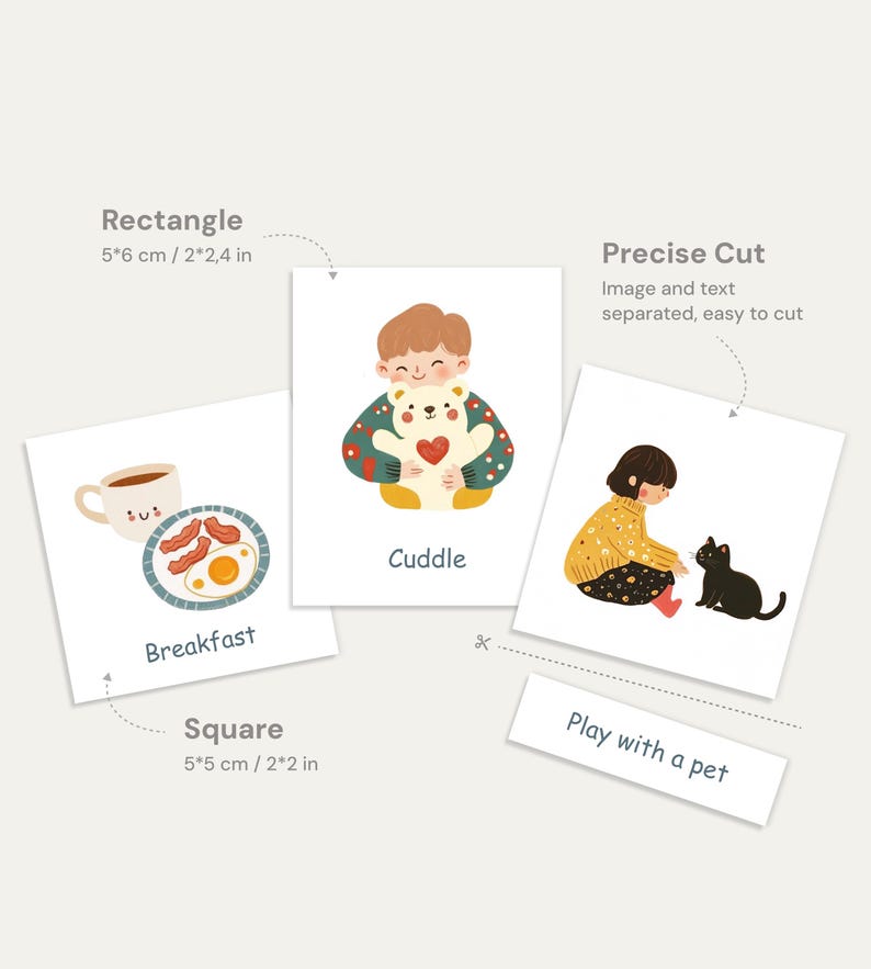 Daily Routine Cards Visual Schedule Toddler Routine Chart for Kids ...