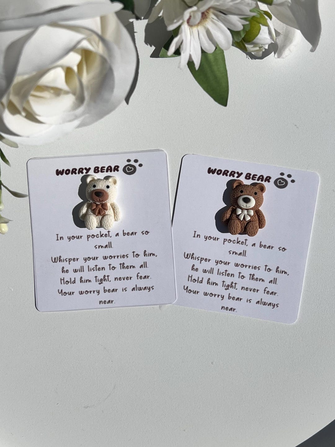 Worry Bear Pocket Hug| Token Gift| Positivity Gift| Gifts for Her ...