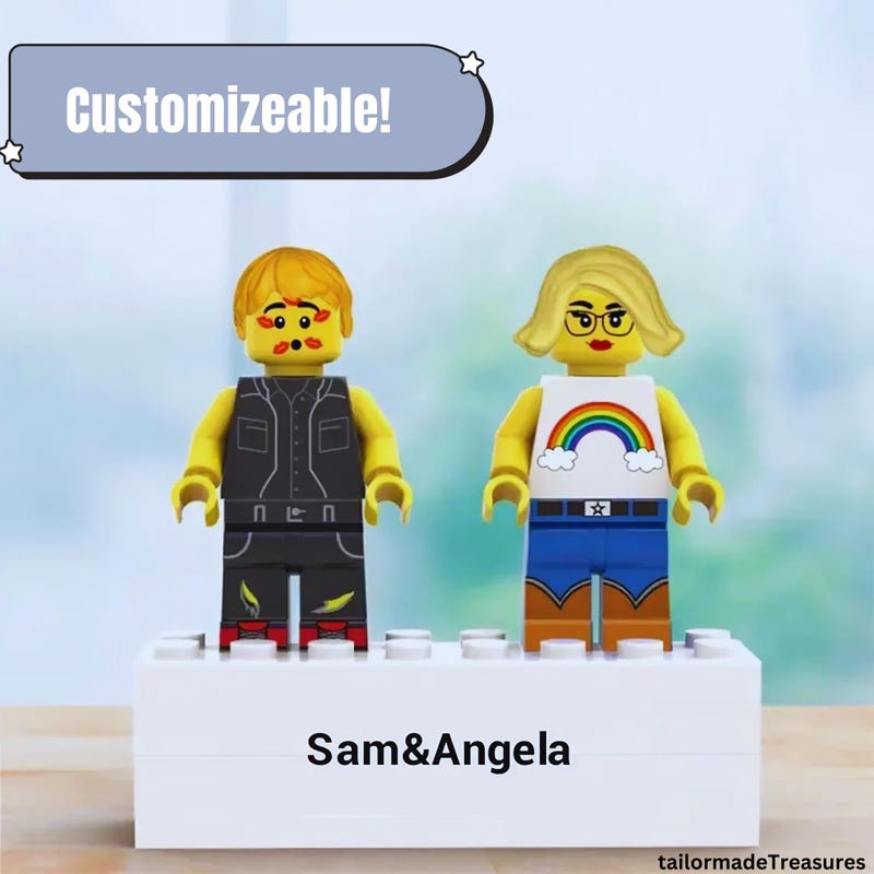 Custom Legos Couple - Etsy
