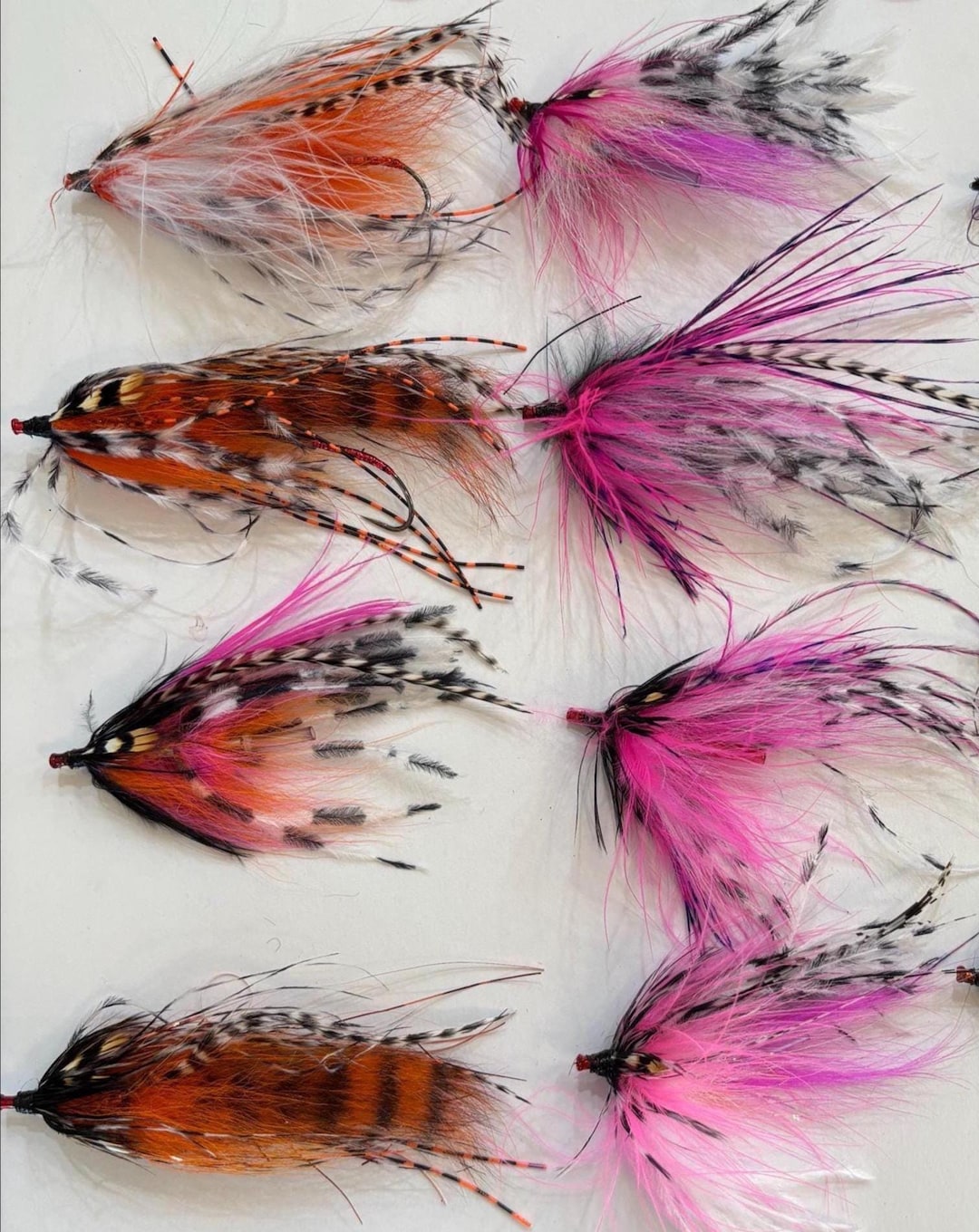 Set of 8 Flies | Fly Fishing | Stream Flies | Intruder Flies - Etsy