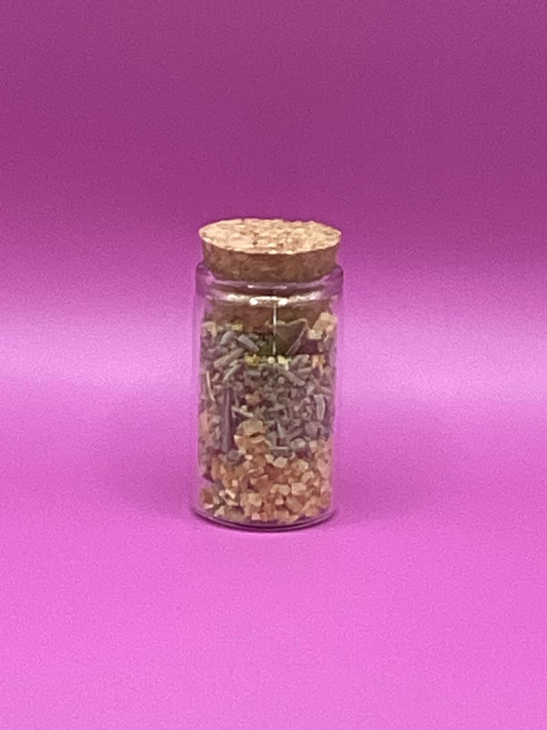 Crystal and Herb Protection 10 ML Jar: Black Tourmaline, Tigers Eye ...