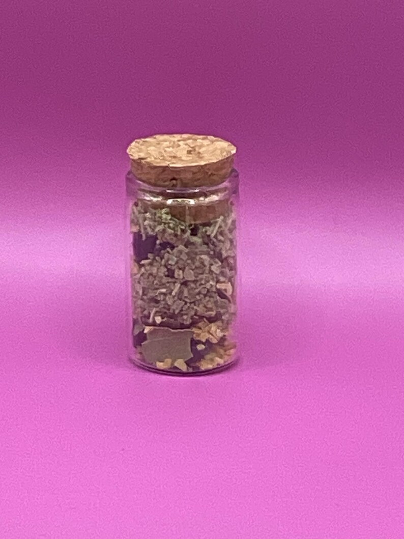 Crystal and Herb Protection 10 ML Jar: Black Tourmaline, Tigers Eye ...