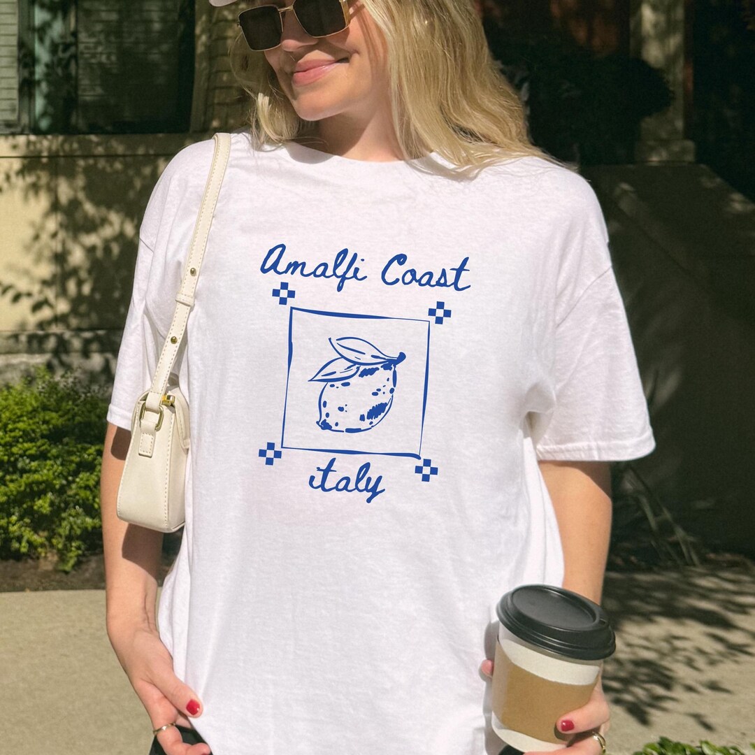 Amalfi Coast Shirt Fisherman Aesthetic Oceancore Cottage Core Clothes ...