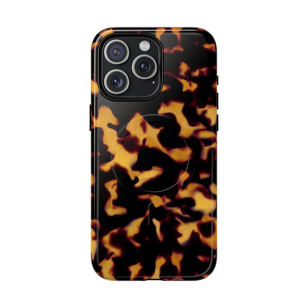 Tortoiseshell Design Magsafe® iPhone Case for iPhone 15 and 14, Tough ...