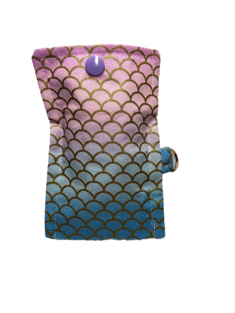 Mermaid Fins Mini Earbuds Pouch: USA Made Cotton Coin Purse - Etsy