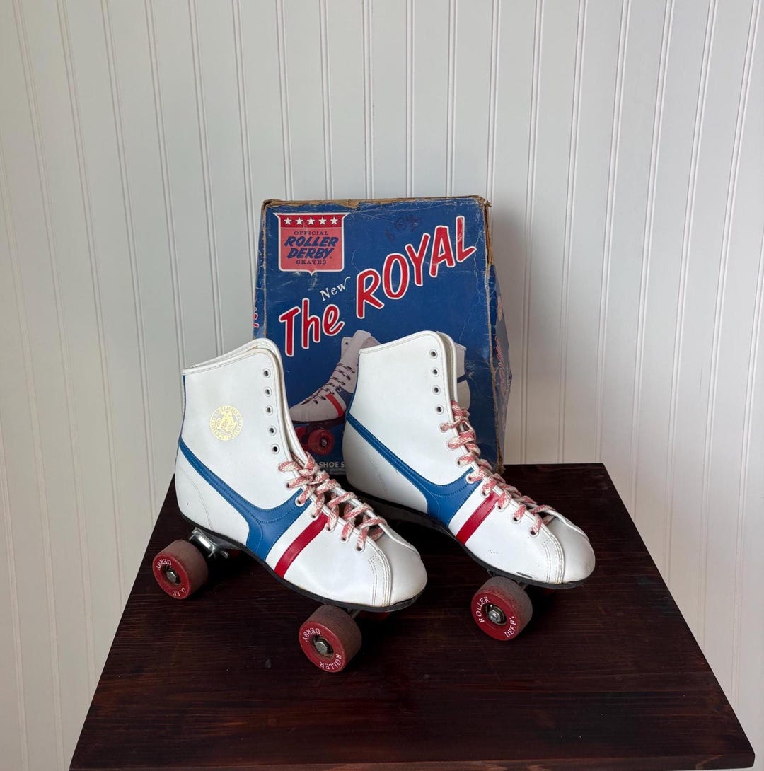 Vintage 1970s ROLLER DERBY Roller Skates - SIZE 6 - With Original Box ...