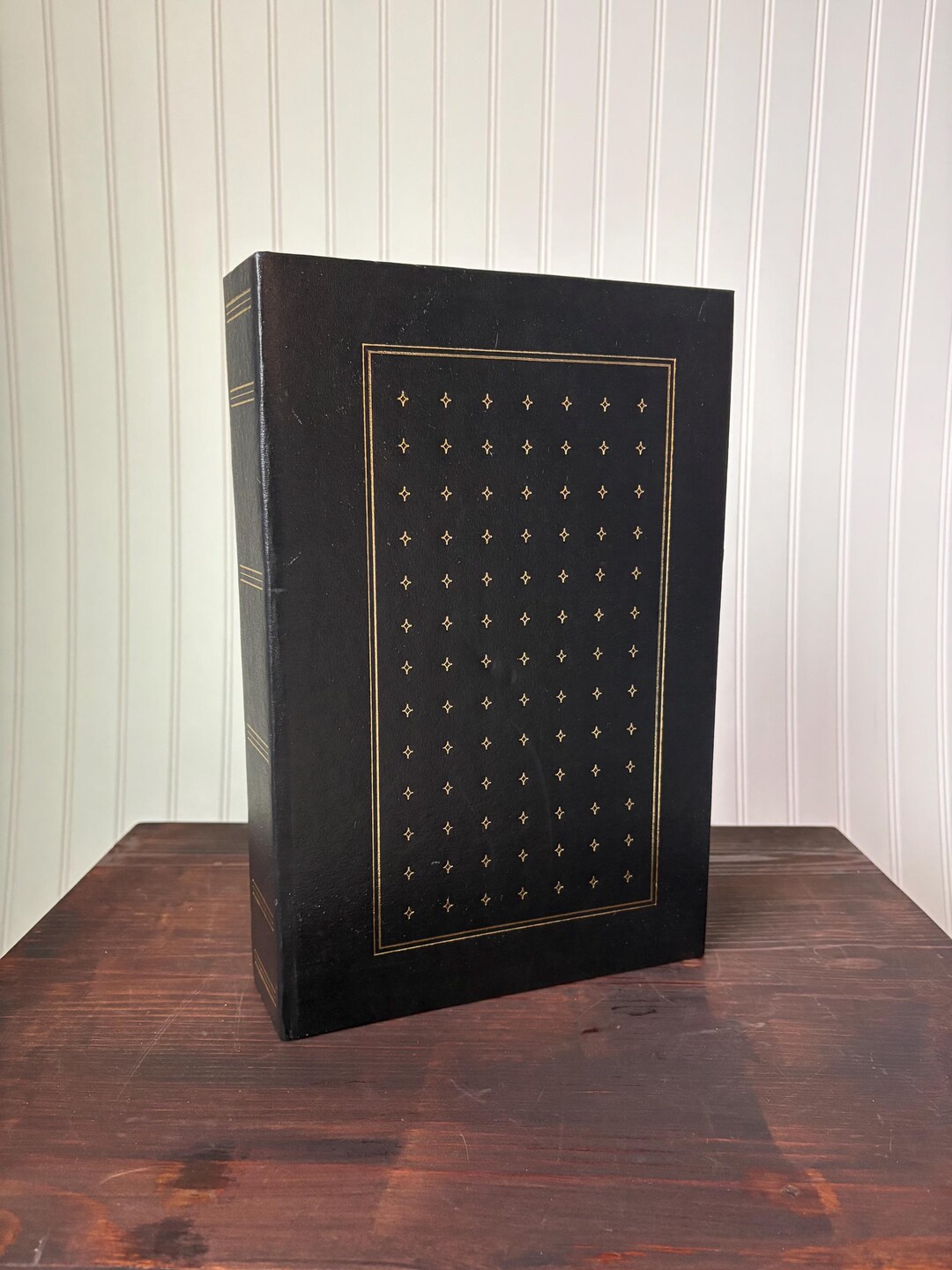 Vintage 1990s Binder Style Faux Black Leather Scrap Book Photo Album - Etsy