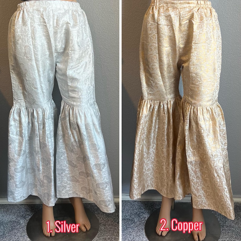 Pakistani Jamawar Gharara Pants | Wedding Banarasi Trousers | Indian ...