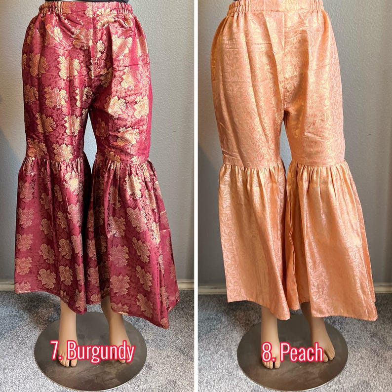 Pakistani Jamawar Gharara Pants | Wedding Banarasi Trousers | Indian ...