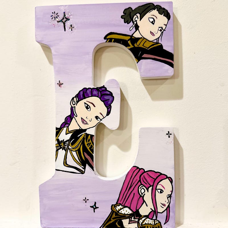 Kpop Demon Hunters Printable Letters - Etsy