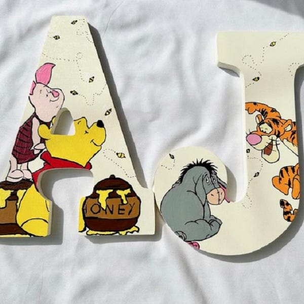 Winnie Pooh Letters - Etsy