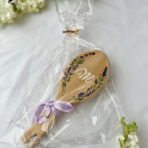 Personalized Hand Painted Hair Brushes- Bridal Shower, Bridesmaids ...