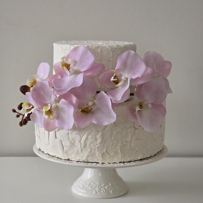 Orchid Cake Topper - Etsy