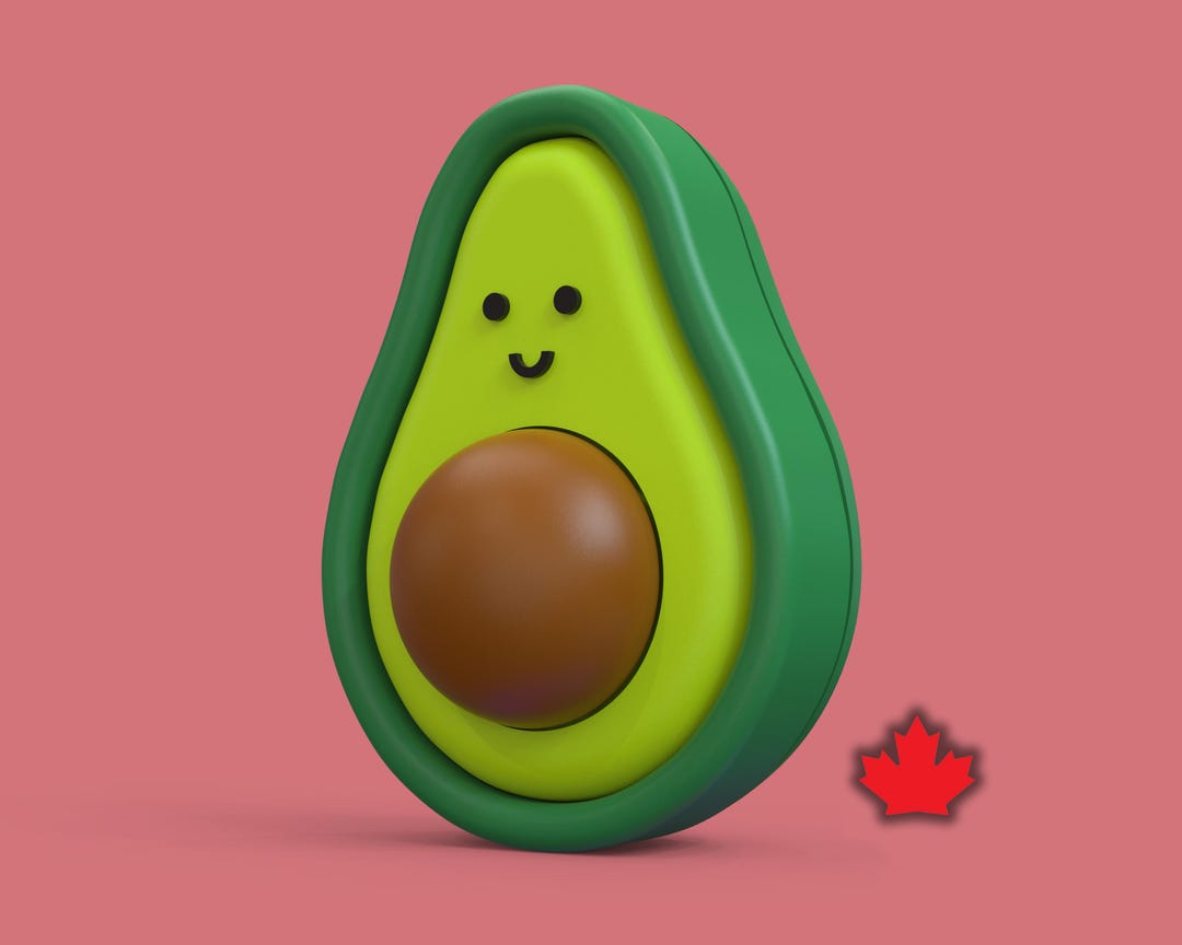 Avocado Fidget Clicker - Etsy